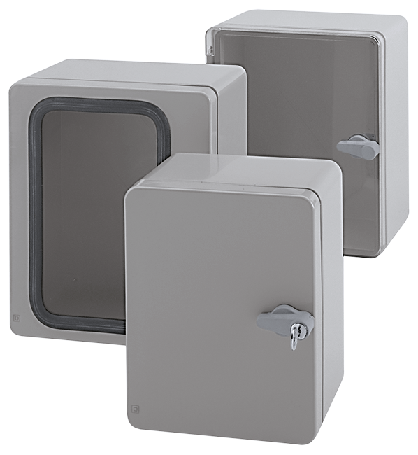 Kleinschaltschrank Polyester abschliessbar