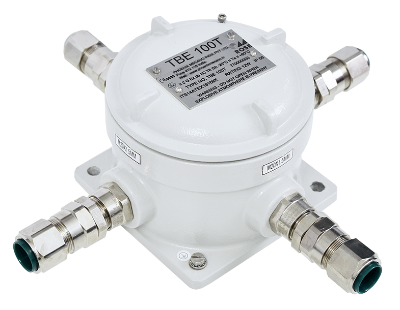 Ex-d II C enclosure TBE aluminum or stainless steel