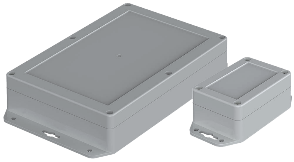 Flat polycarbonate enclosures with wall brackets | Euromas X