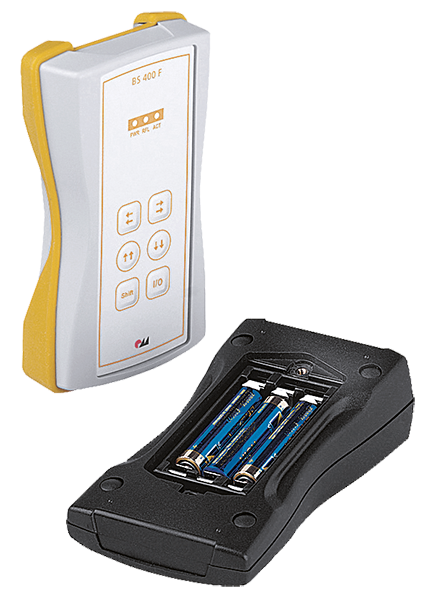 Handheld enclosure with membrane keypad surface and battery compartment