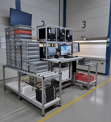 LEAN flow racks | material handling trolleys