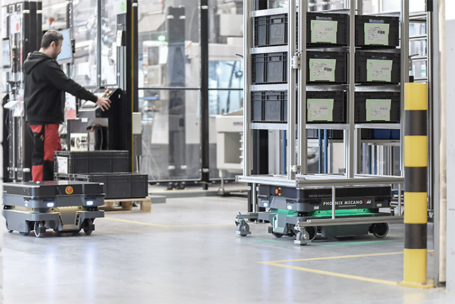 Autonomous mobile robot in logistics