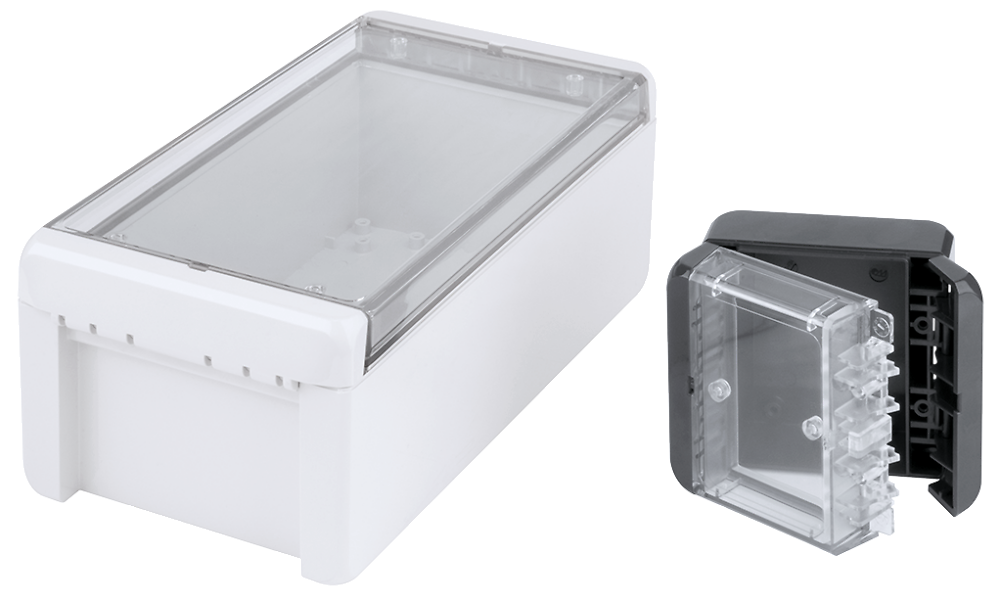 Polycarbonate enclosure with clear cover | Bocube
