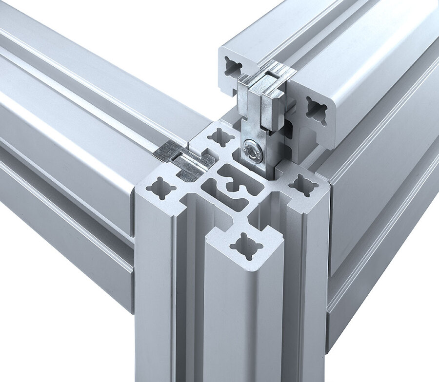Heavy-duty aluminium profiles with maximum stability