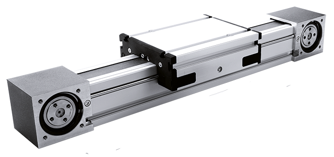 Linear units with timing belt