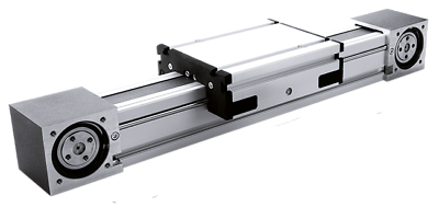 Linear units with timing belt