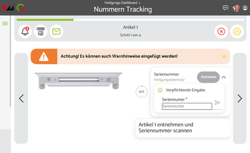 Werkerassistenzsystem | Digitale Arbeitsanweisung