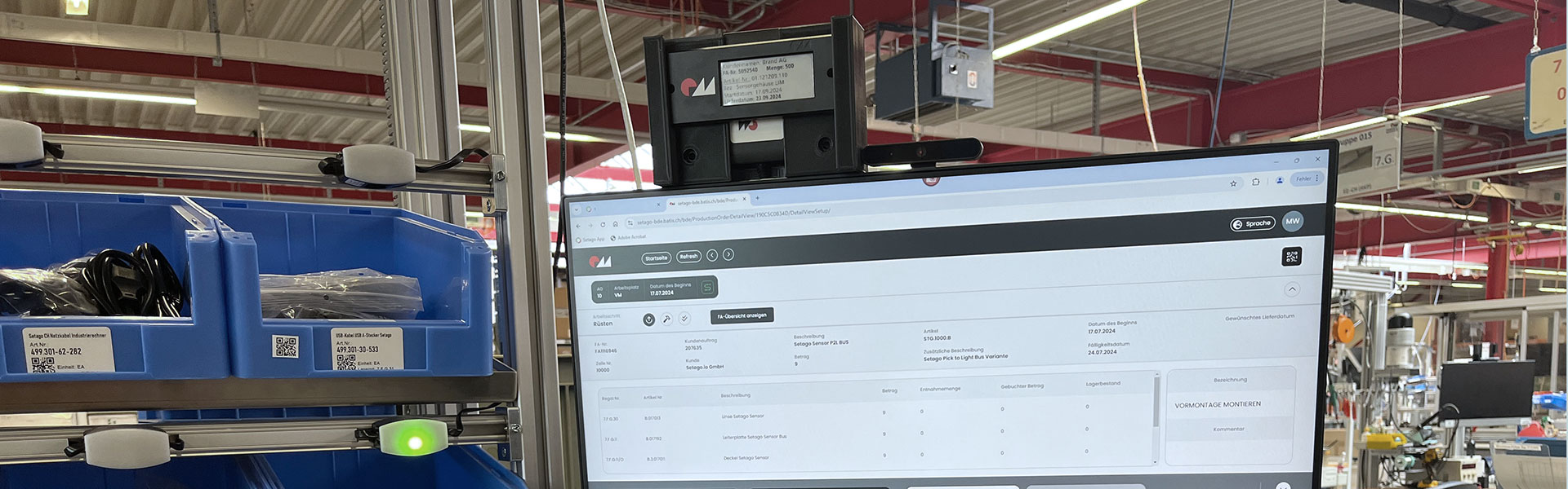 E-Paper Tag | Electronic Shelf Label | papierlose Produktionsaufträge